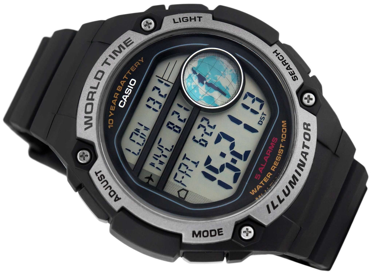 Casio AE-3000W-1AVDF Black Resin Watch for Men | Watch