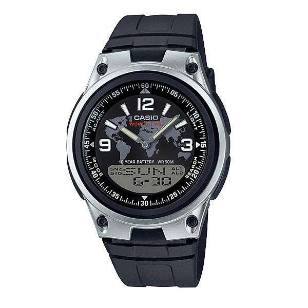 Casio AW-80-1A2 Black Resin Watch for Men | Watch Portal