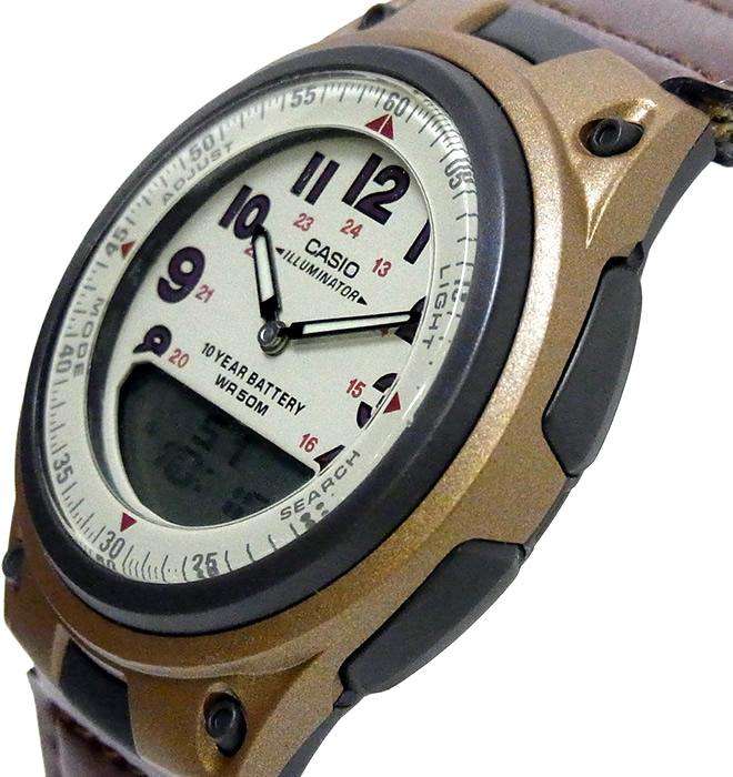 Casio AW-80V-5BVDF Brown Nylon Watch for Men and Women-Watch Portal ...