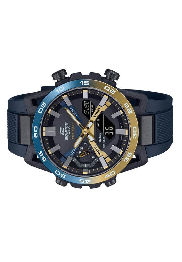 Casio Edifice ECB-2000NP-1A Digital Analog Rubber Strap Solar Watch Fo