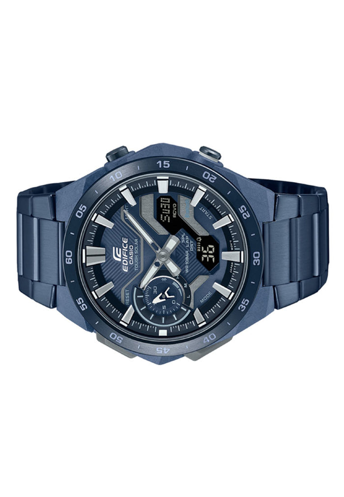 Casio Edifice ECB-2200CB-2A "Cool Blue" Digital Analog Stainless Steel