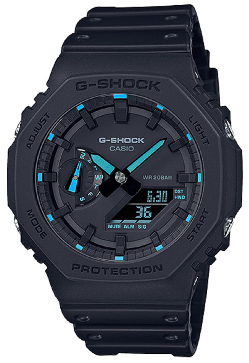 Casio G-shock GA-2100-1A2 Digital Analog Rubber Strap Watch For Men