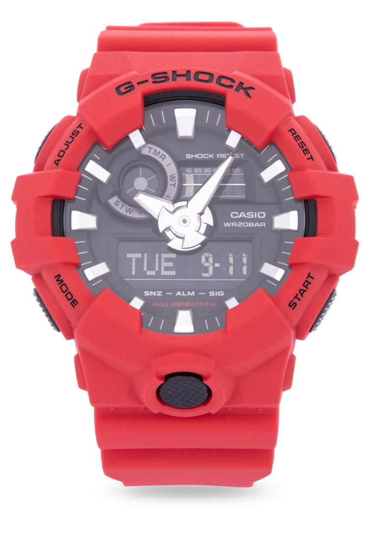 Casio G-shock GA-700-4A Digital Analog Rubber Strap Watch For Men