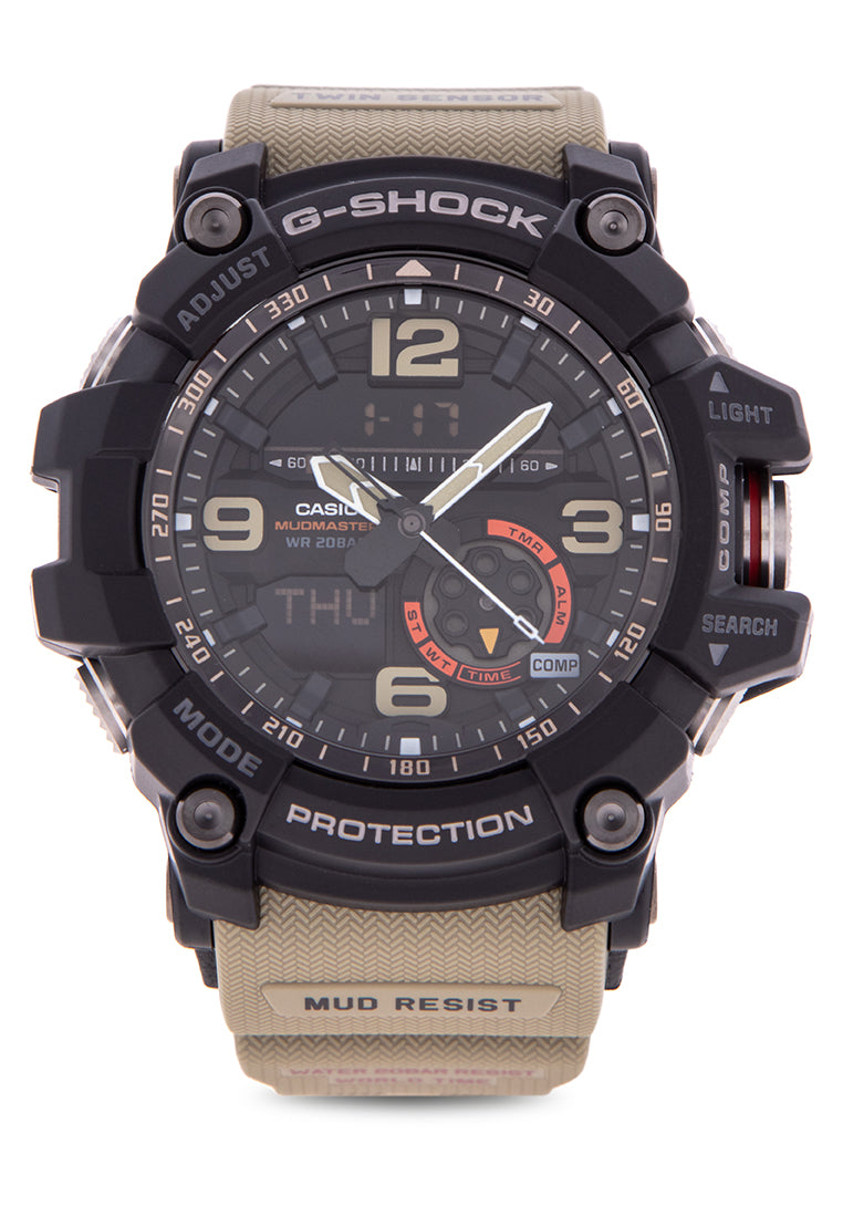 Casio G-shock GG-1000-1A5 Mudmaster Digital Analog Rubber Strap Watch