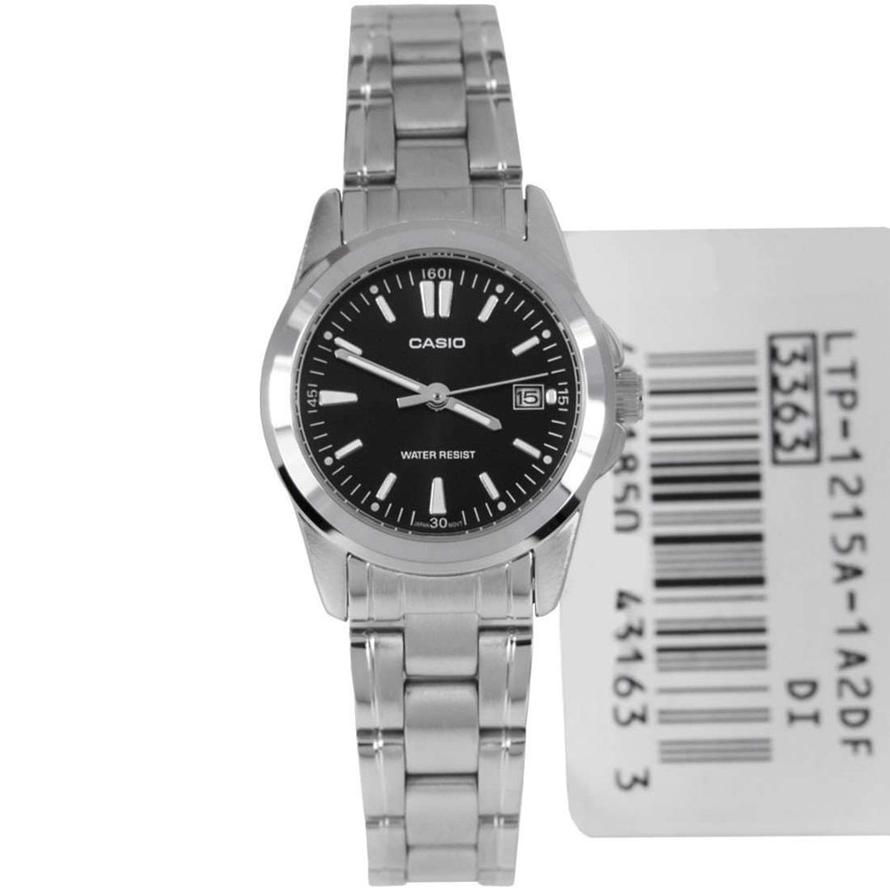 Casio LTP-1215A-1A2DF Silver Stainless Steel Strap Watch for