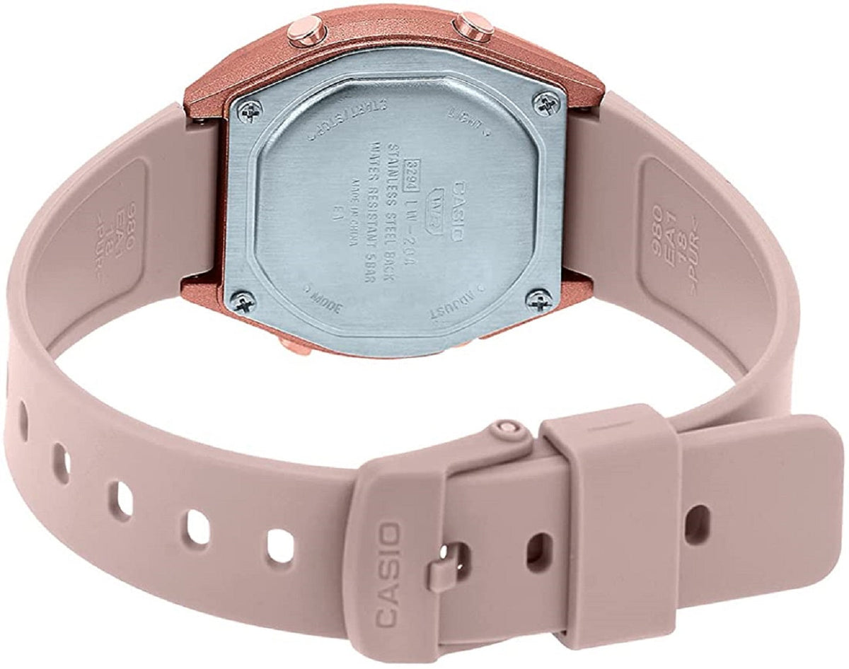 Casio LW-204-4ADFBeige Resin strap Watch for Women | Watch