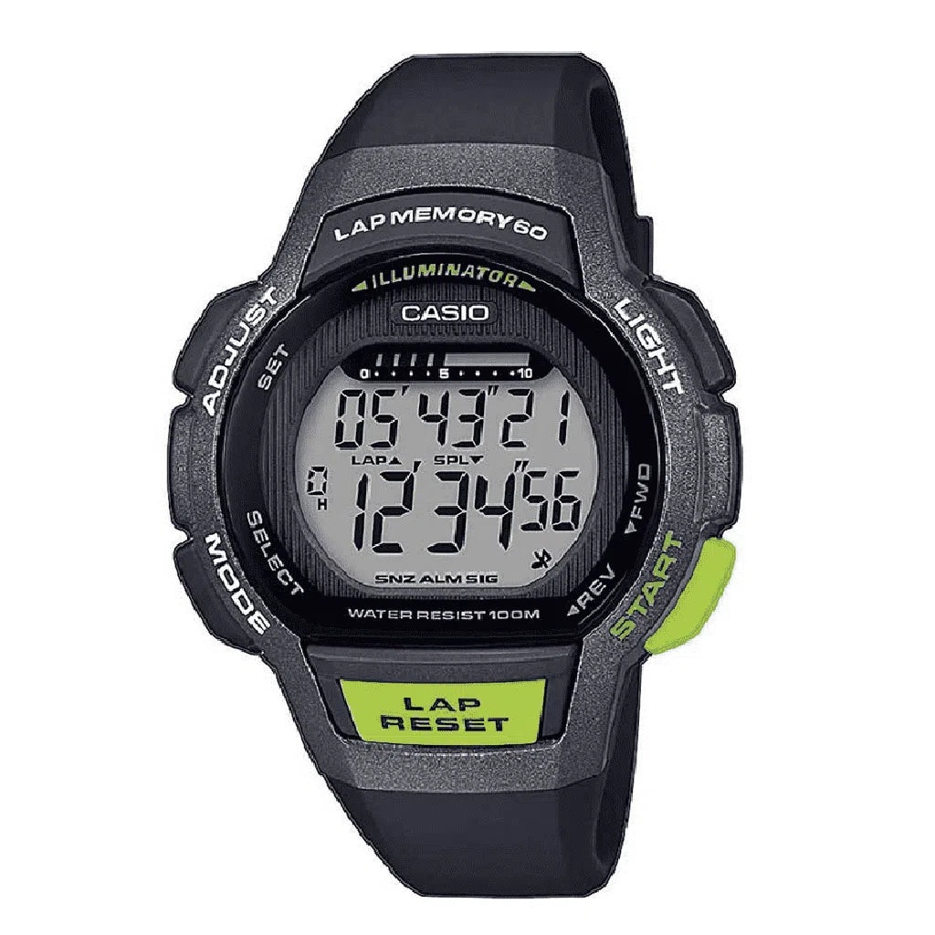 Casio LWS-1000H-1A Black Resin Unisex Watch | Watch Portal