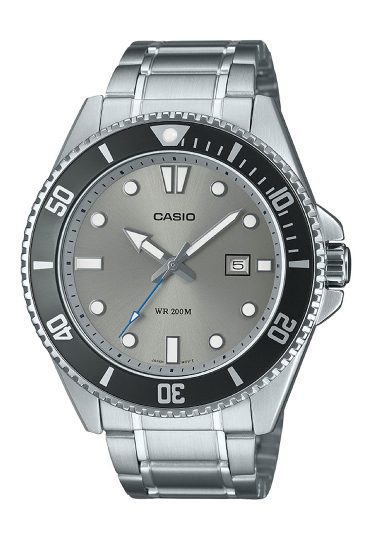 Buy Casio MDV-107D-8A Analog Stainless Steel Strap Watch For Men