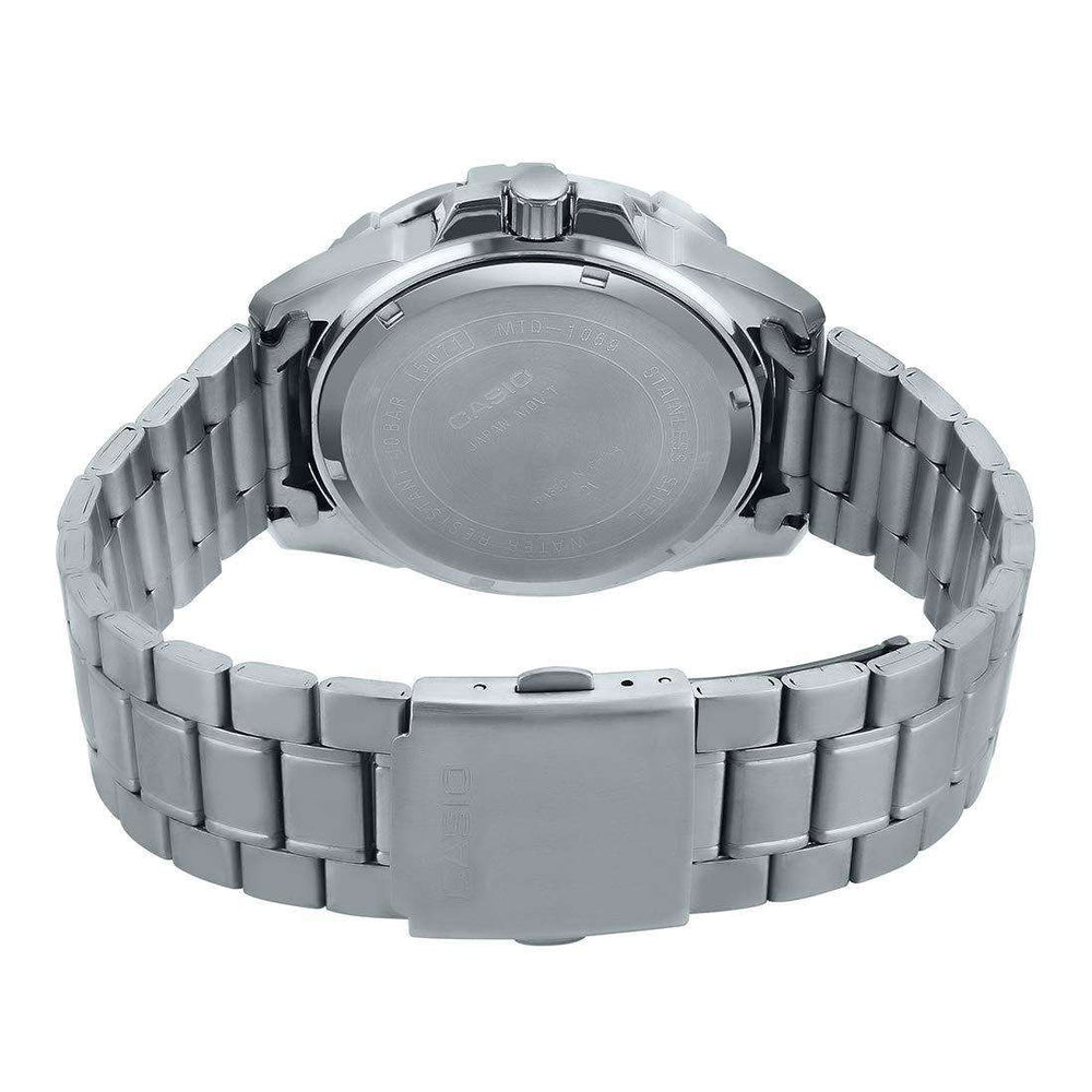Casio MTD-1069D-1A3VDF Stainless Steel Strap Watch for Men