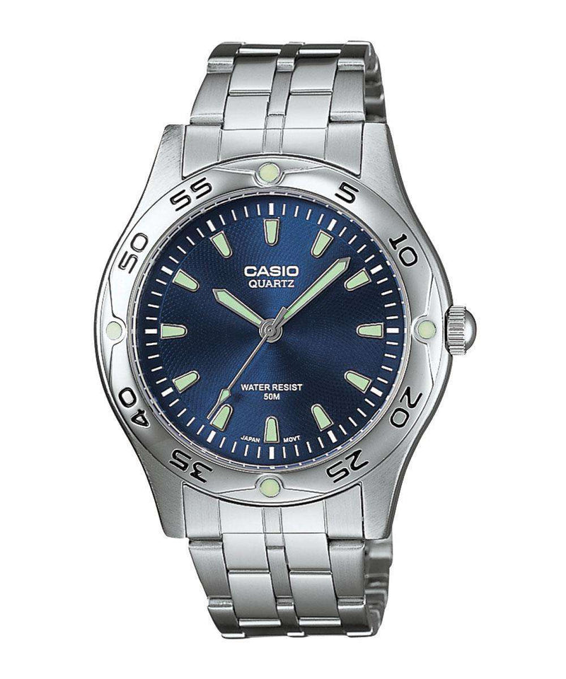 Casio MTP-1243D-2AVDF Silver Stainless Steel Strap Watch for