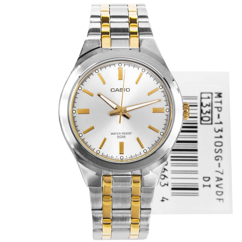 Casio MTP-1308SG-7AVDF Two Tone Stainless Steel Strap Watch