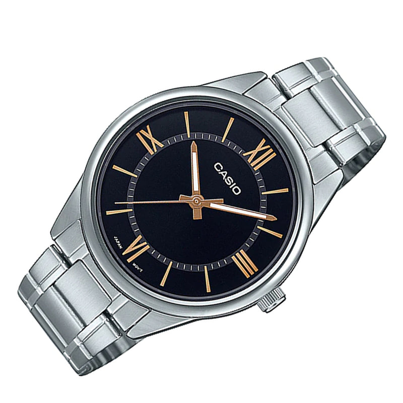 Casio MTP-V005D-1B5 Silver Stainless Watch for Men | Watch