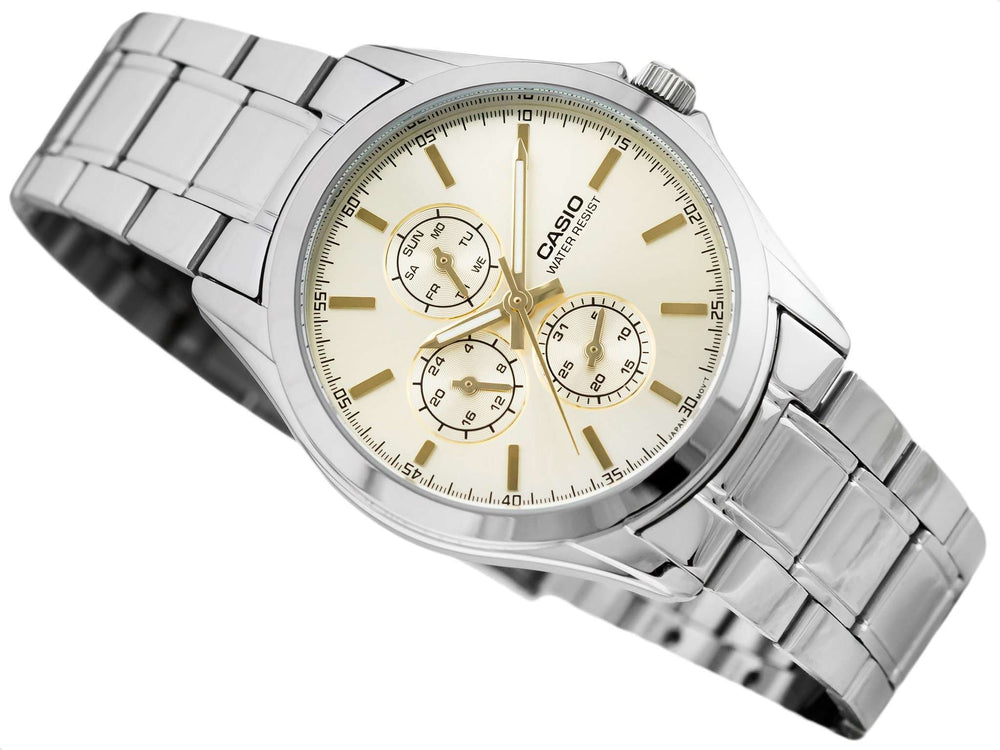 Casio MTP-V302D-9A Silver Stainless Watch for Men | Watch