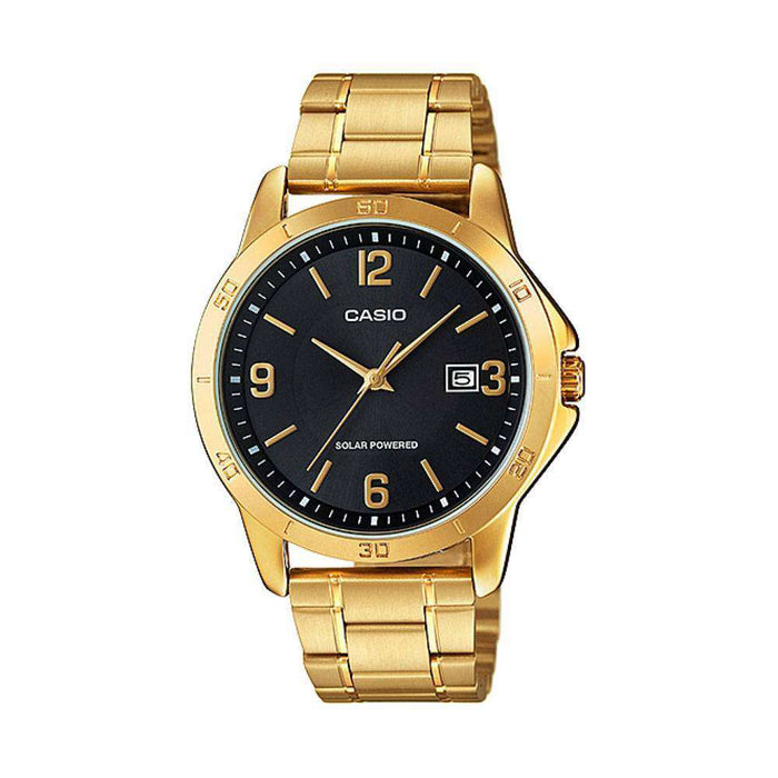 Casio MTP-VS02G-1A Gold Plated Watch For Men | Watch Portal