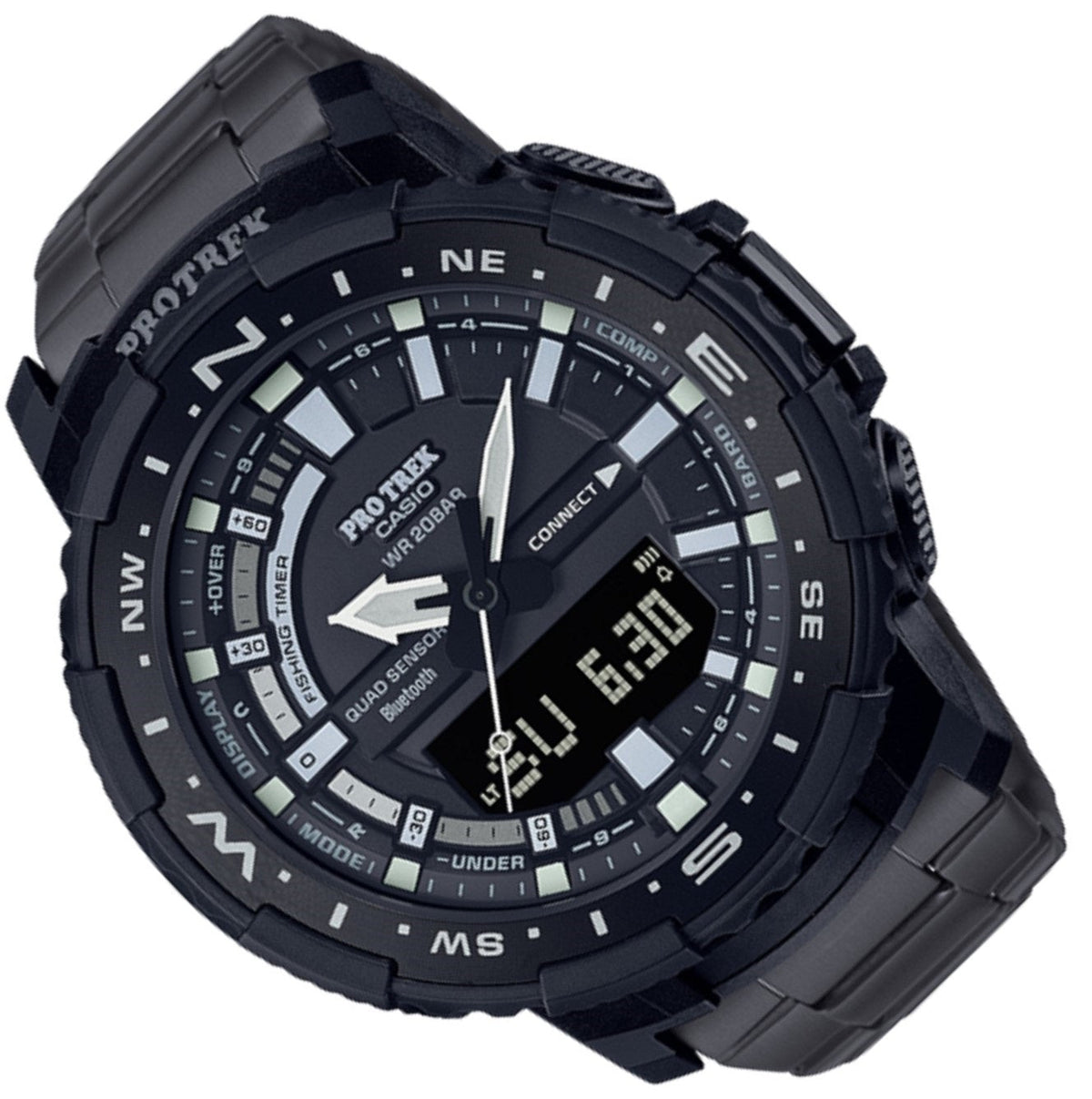 Casio Pro Trek PRT-B70YT-1DR Bluetooth Digital Analog Smart Watch for