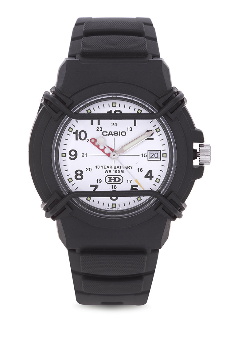 Casio Standard HDA-600B-1BVDF Black Resin Watch for Men and