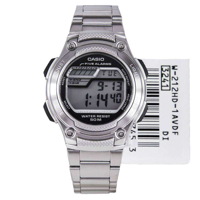 Casio W-212HD-1AVDF Silver Watch for Men | Watch Portal
