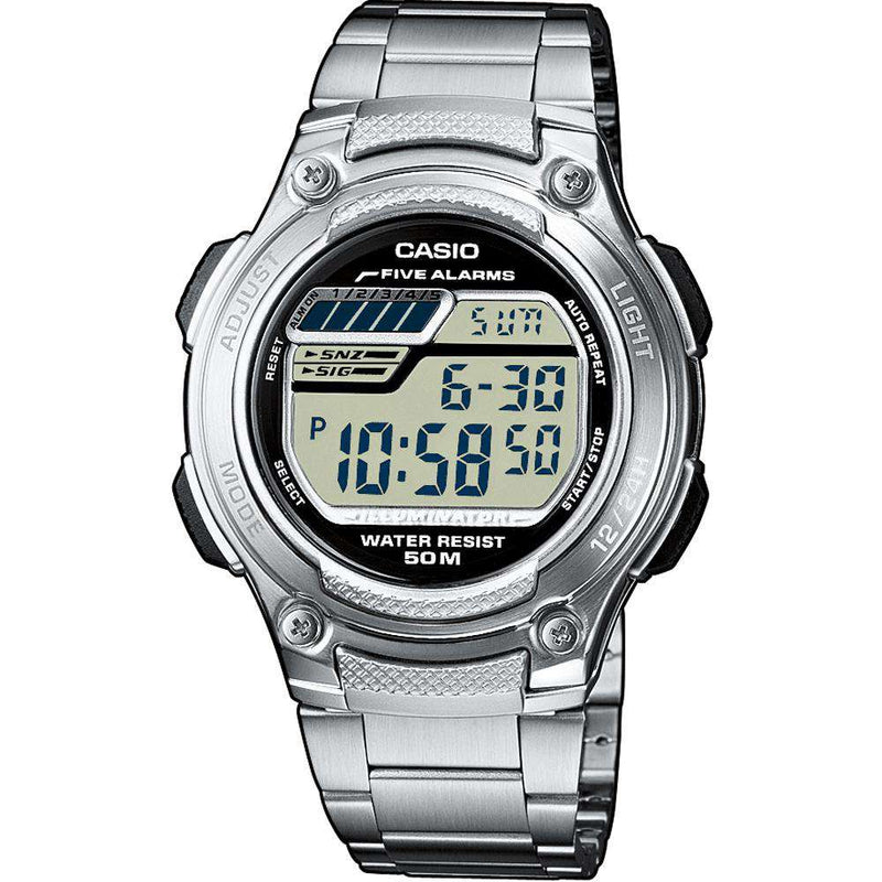 Casio W-212HD-1AVDF Silver Watch for Men | Watch Portal