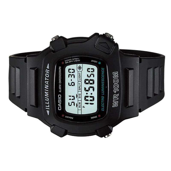 Casio W-740-1VSD Black Resin Watch for Men | Watch Portal