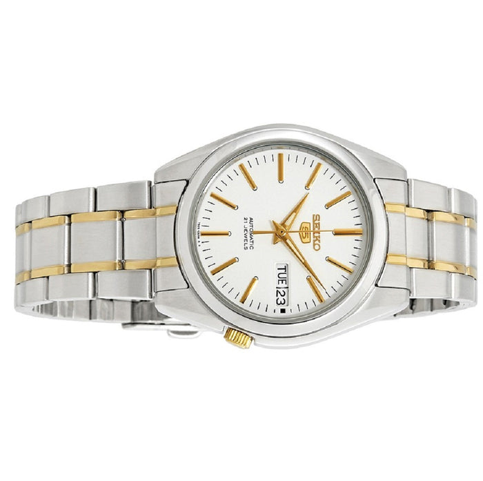 Seiko 5 SNKL47K1 Silver Stainless Automatic Watch Men
