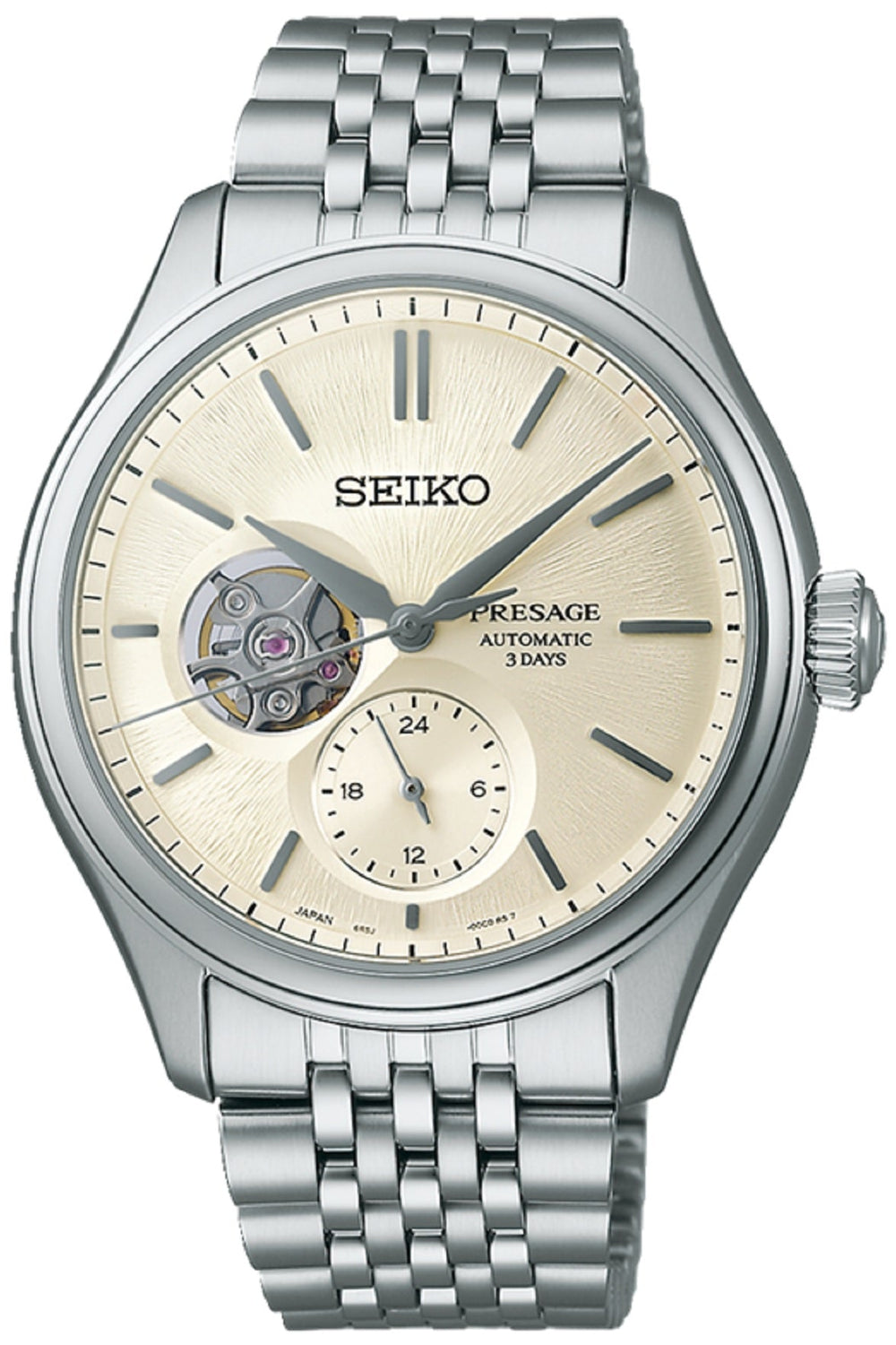 Seiko Presage SPB469J1 "Shiro-iro" Open Heart Classic Series Automatic