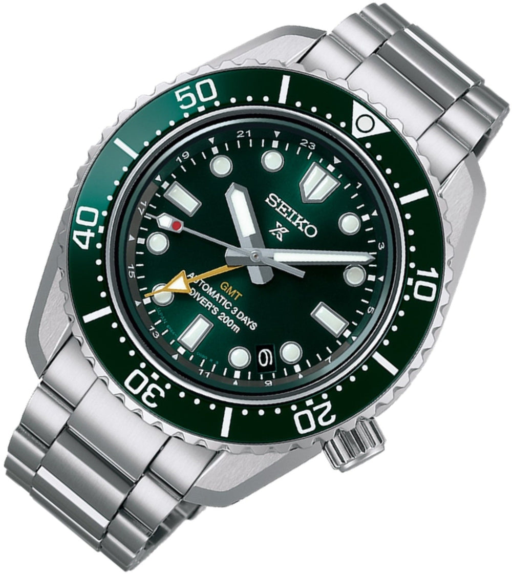 Seiko Prospex SPB381J1 "Hulk" Green 1968 GMT Automatic Watch